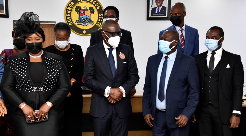 PHOTOS: GOV. SANWO-OLU SWEARS-IN NEW HIGH COURT JUDGES, AT LAGOS HOUSE ...