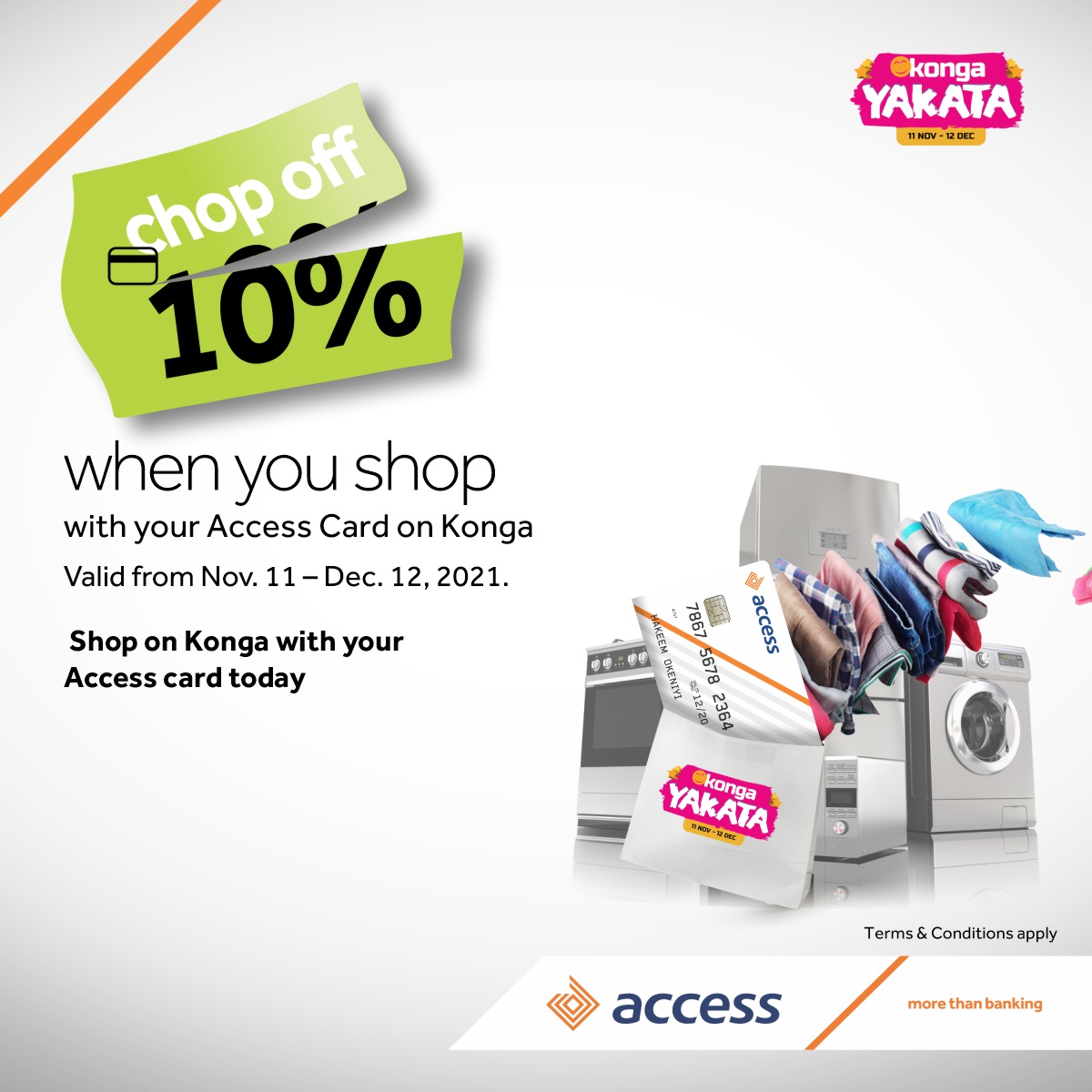 Access Bank And Konga Yakata Offer 10% Discount At Christmas - Oriental ...