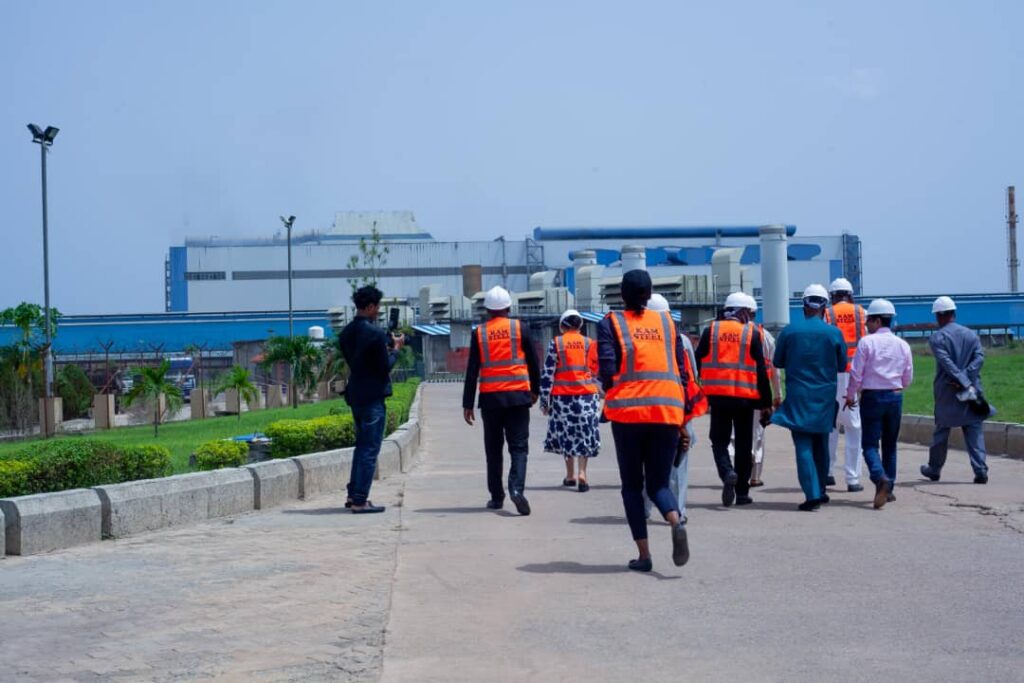KAM STEEL PLANT Visit: Minister of Industry, Trade & Investment ...