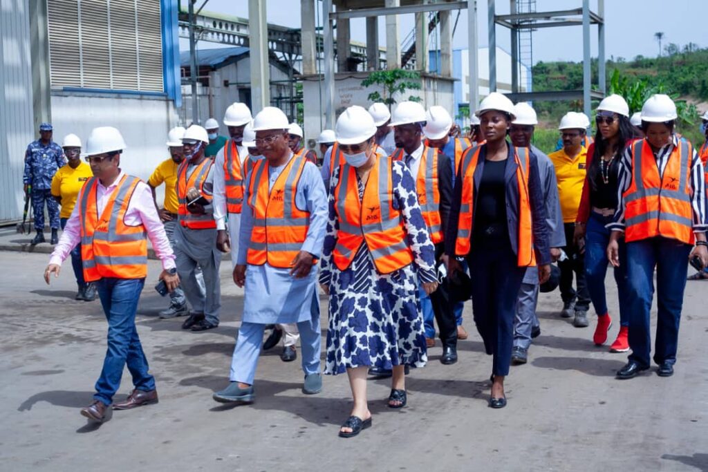 KAM STEEL PLANT Visit: Minister of Industry, Trade & Investment ...