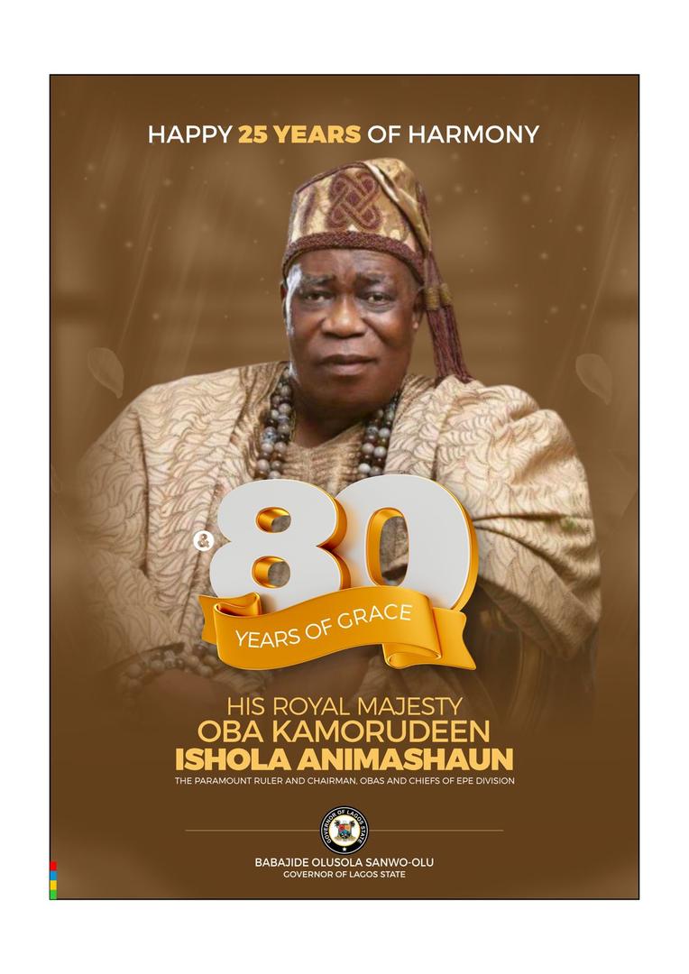 Lagos Governor Salutes Oloja Of Epe, Celebrates Oba Animashaun’s 80th ...