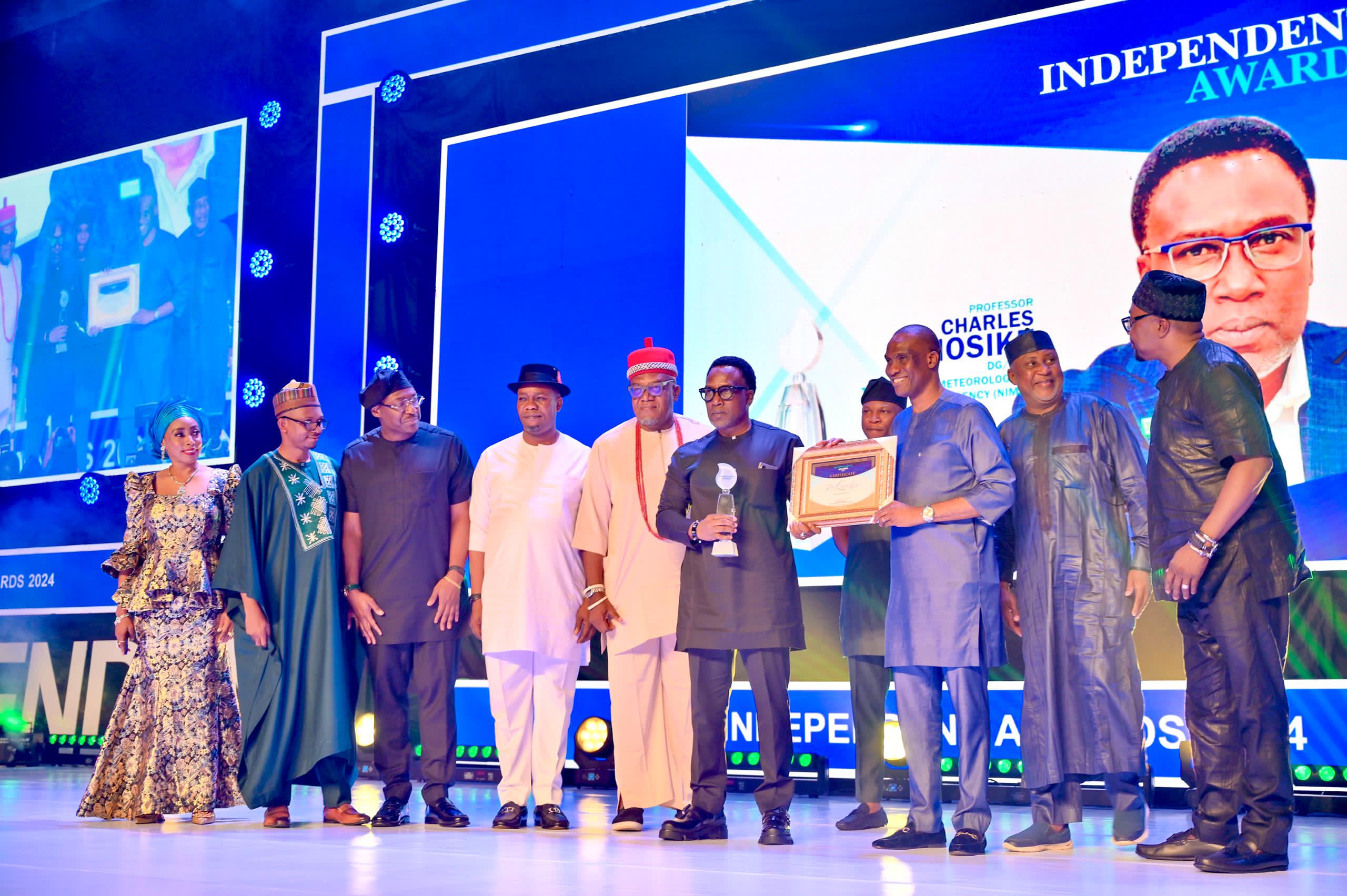 Independent Newspaper Awards NiMet DG/CEO Anosike Aviation Sector CEO ...